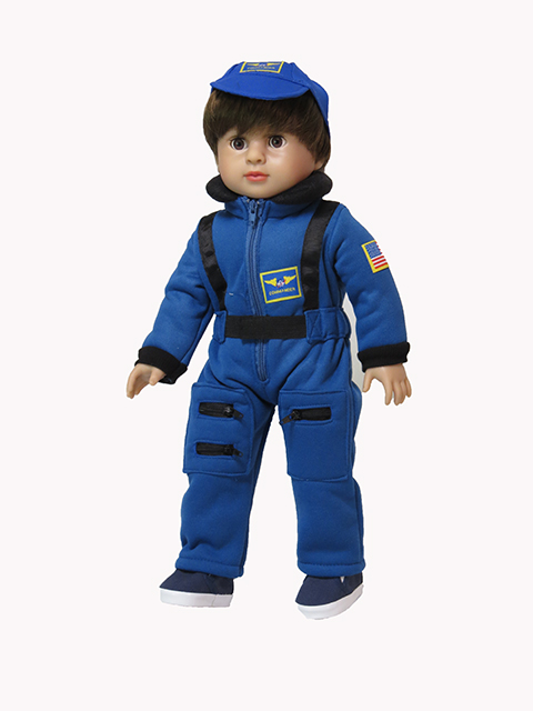 18" Navy Blue Astronaut Jumpsuit 108 - American Fashion World