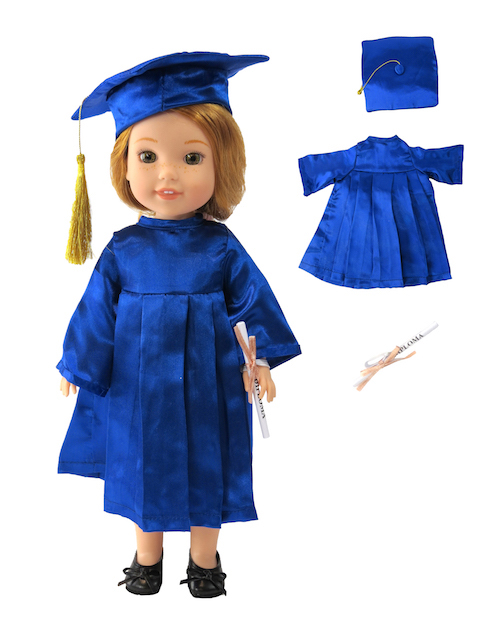 14.5" Graduation Cap and Gown w/Diploma 2060 only 1 - American Fashion ...