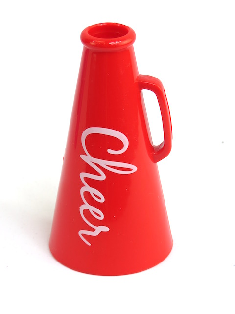 18" Red Cheer Megaphone - American Fashion World