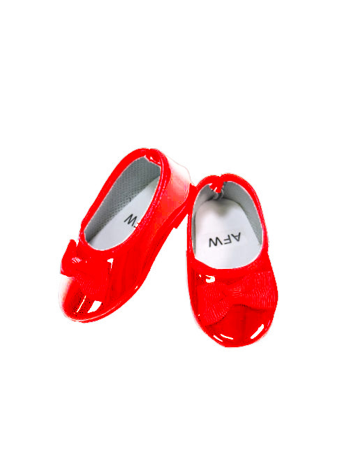 18″ Red Bow Flats 05105 - American Fashion World