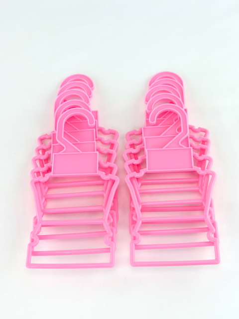 18" Pink Full Body Hanger 10pck Hanger6 - American Fashion World