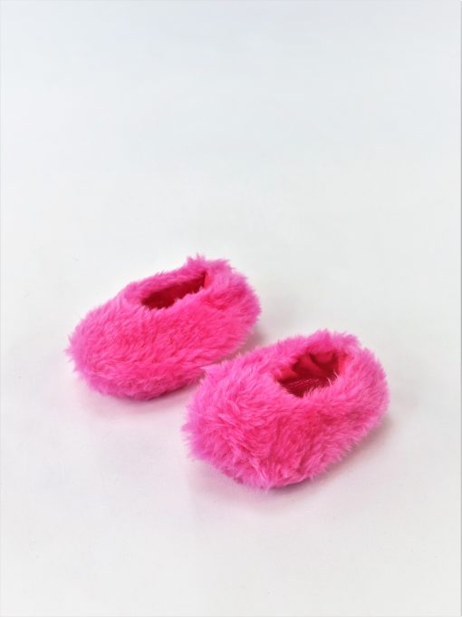 14.5″ Hot Pink Fuzzy Slippers WW20 - American Fashion World